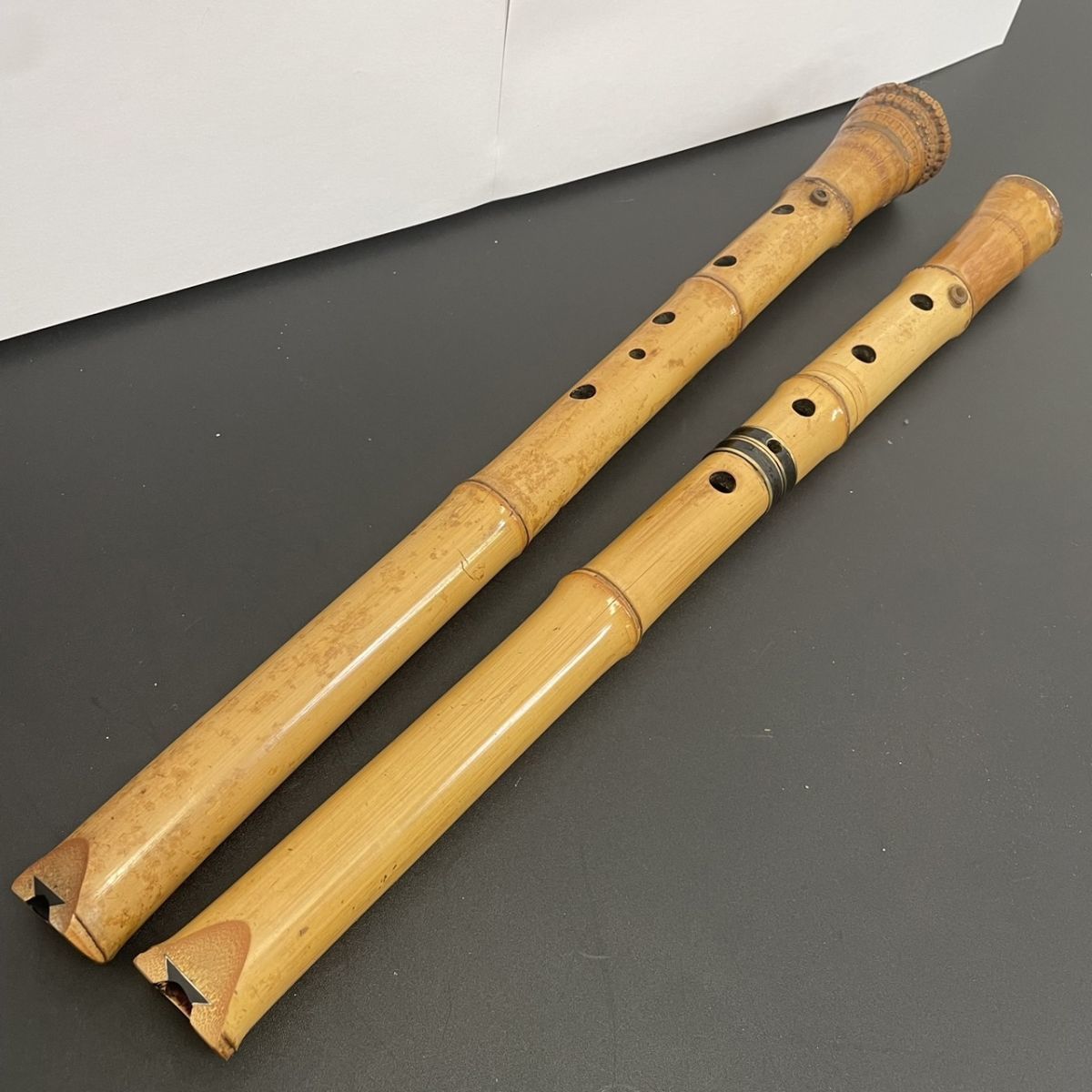 L601-K50-154 尺八 翔童 金三線 漆巻 延管 琴古流 二本継 約55cm(本体)｜売買されたオークション情報、yahooの商品情報 ...