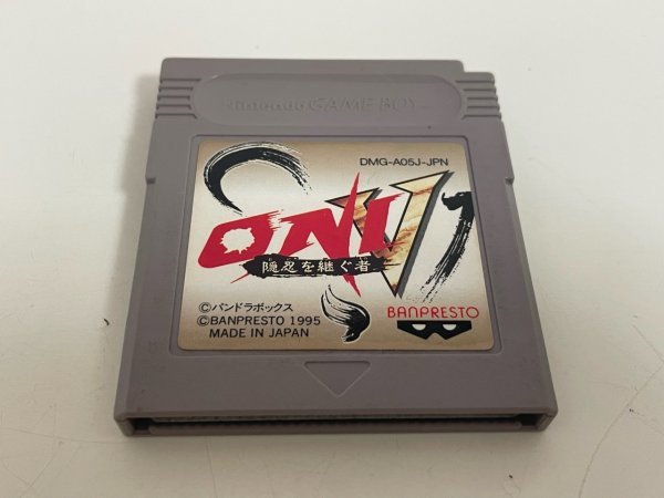 レトロゲーム 任天堂 NINTENDO GB ゲームボーイ 接点洗浄済 ONI5 ONIⅤ 隠忍を継ぐ者(タイトル)｜売買されたオークション情報、yahooの商品情報をアーカイブ公開 ...