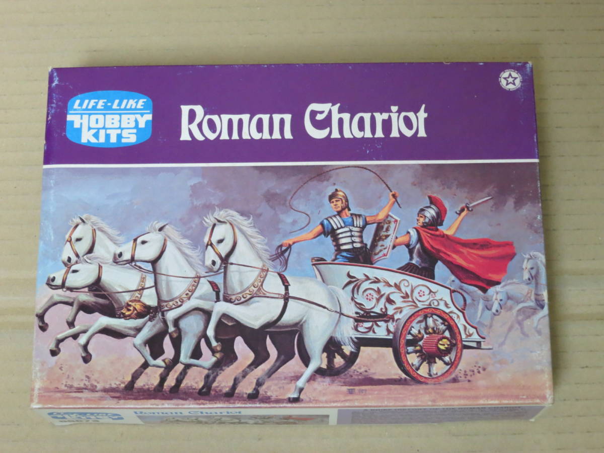 ロマン チャリオット Roman Chariot 1/48 LIFE-LIKE Hobby Kits No. 09673 模型 プラモデル ...