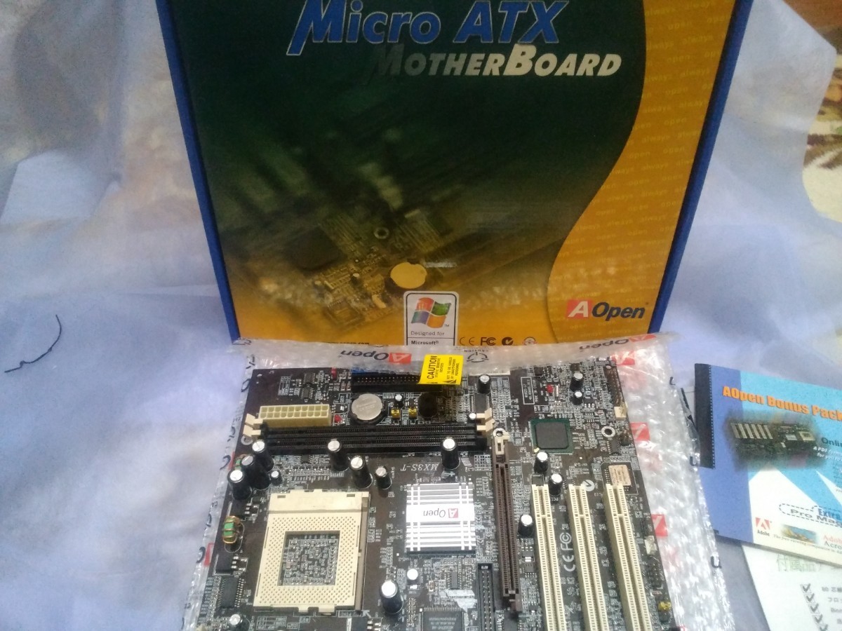 Aopen MX3S-T microATXマザーボード socket370 Pentium3世代末期(その他)｜売買されたオークション情報、yahooの商品情報をアーカイブ公開 ...