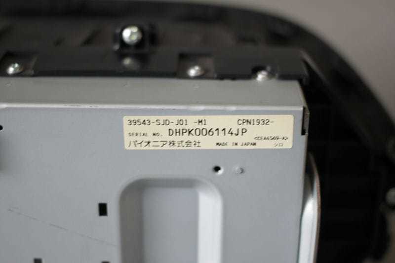 エディックス 20X BE1 BE2 BE3 H16 純正 HDDナビ インターナビ マルチナビモニター CD 39542-SJD-J01-M1 39543-SJD-J01-M1 b1761 ...