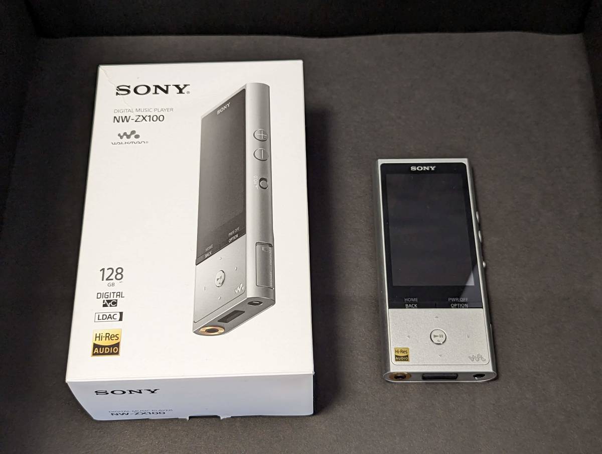 SONY WALKMAN ソニー ウォークマン NW-ZX100 オーディオ出力用USB変換ケーブル WMC-NWH10 付き(本体)｜売買さ ...