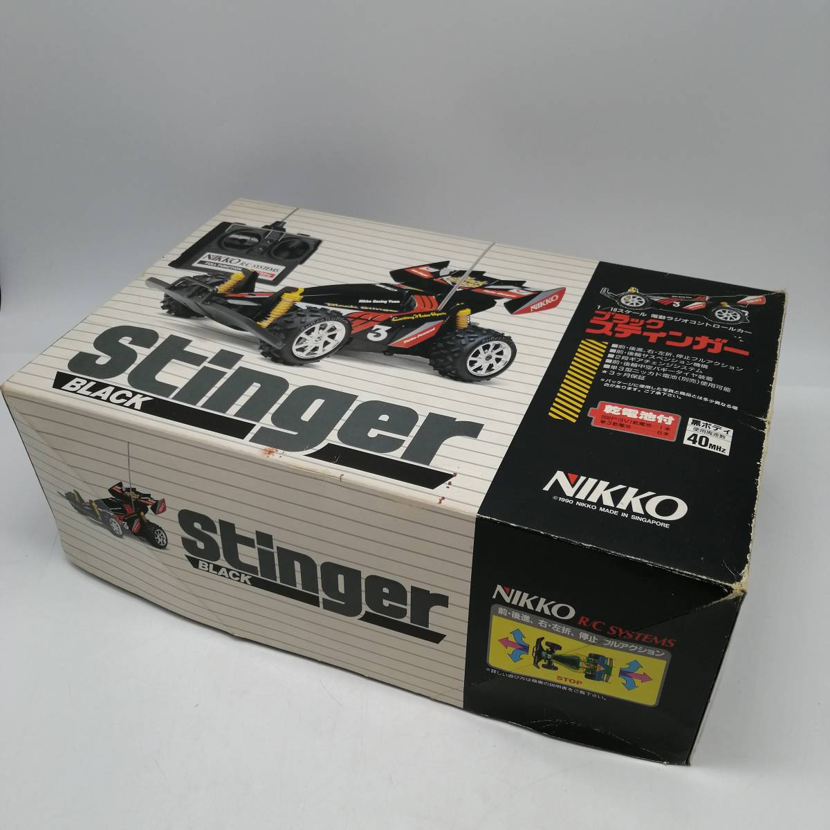 t2175 ニッコースティンガーラジコン NIKKO JAPAN stinger 1/18スケール 電動ラジオコントロールカー BLACK 通電確認済み み(乗用車)｜売買されたオークション ...