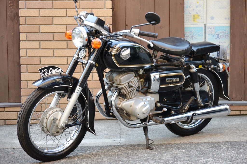 横浜 動画有 ホンダ CD125T カスタム 綺麗 旧車 実働 全国配送可 検 CD125K CB NSR TL SL カブ CL トーブ ...