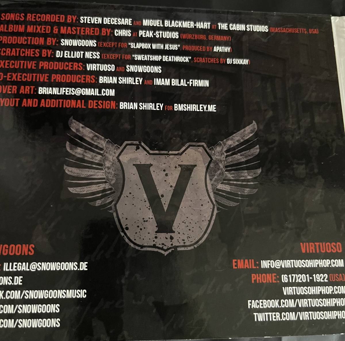 激レアCD Snowgoons & Virtuoso Covirt Ops: Infantry feat. Reks Akrobatik ...
