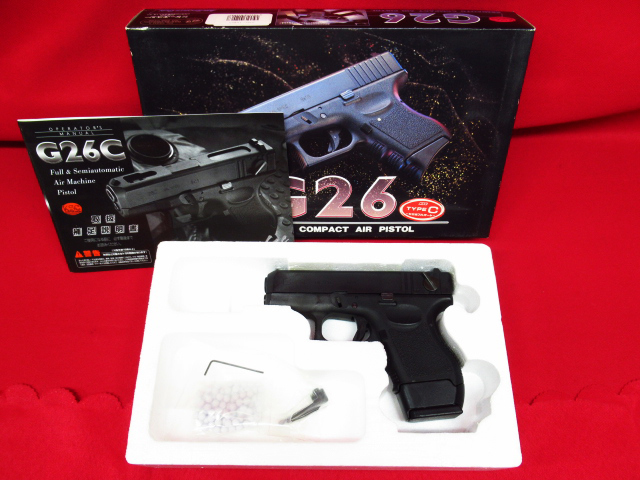 KSC G26 GLOCK グロック Type C コンパクト MIL SPEC セミ フルオート ガスガン ハンドガン 説明書 元箱付属 ...