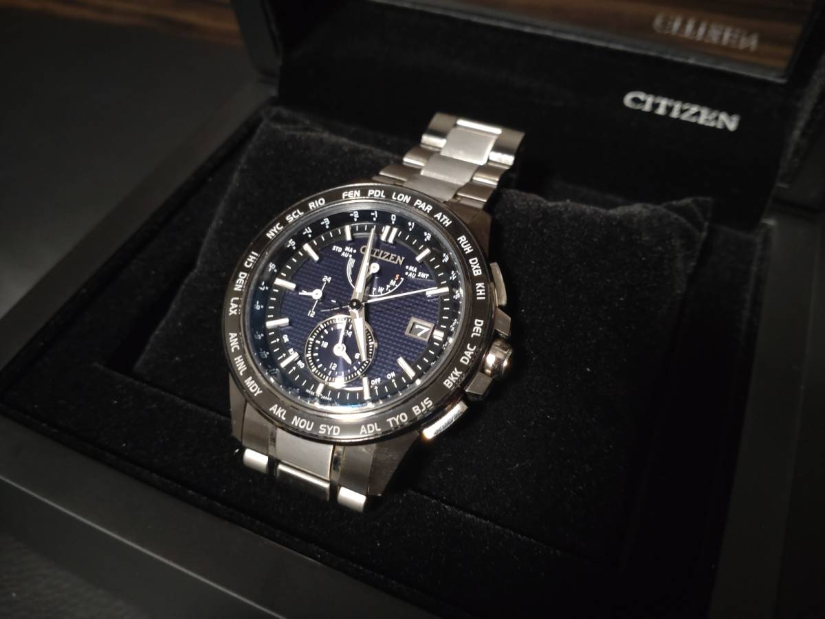CITIZEN ATTESA シチズン アテッサ AT9044-51E SONY wena3 WNW-21A セット(スマートウォッチ本体 ...