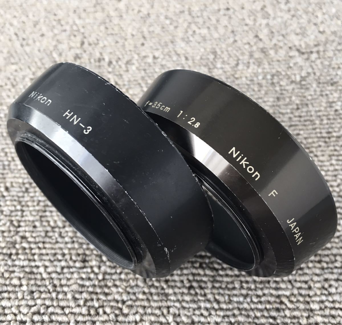 Nikon HN-2 + Nikon HN-3 ニコン純正 メタルレンズフード 実用品2個セット(ニコン)｜売買されたオークション情報 ...