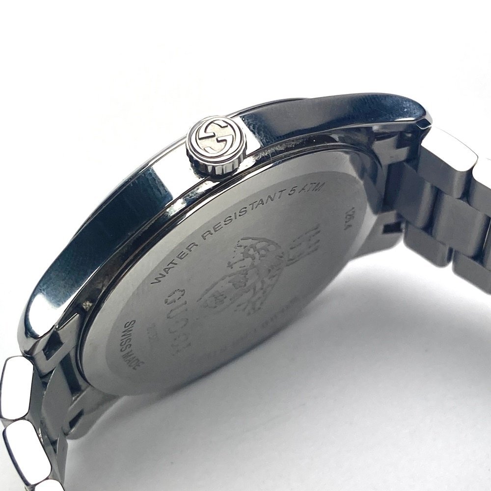 rm GUCCI グッチ Gタイムレス ビー 腕時計 126.4 YA1264131 ウォッチ クオーツ 蜂 稼働品 箱付(男性用)｜売買され ...