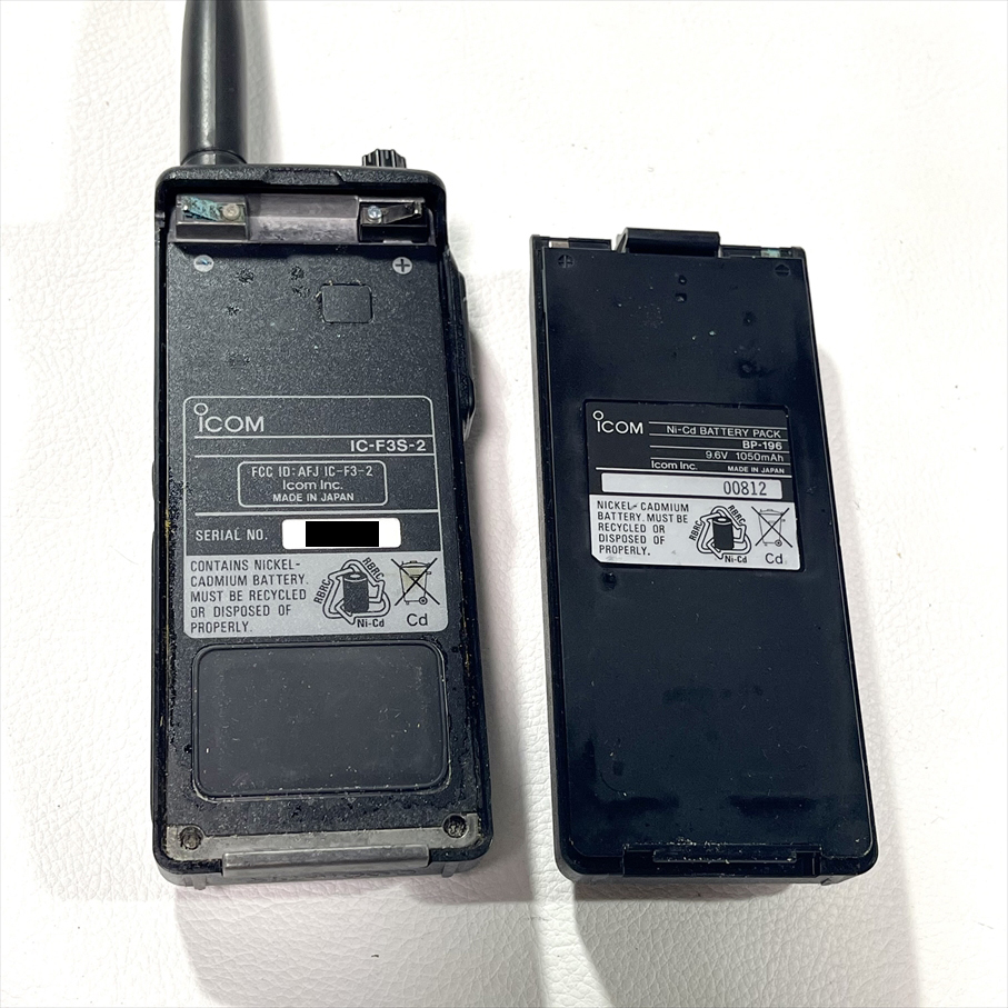 アイコム ICOM IC-F3S-2 F3S 無線機 ジャンク 検索 初期アフガン CIA ODA DELTA CAG DEVGRU SEAL ...