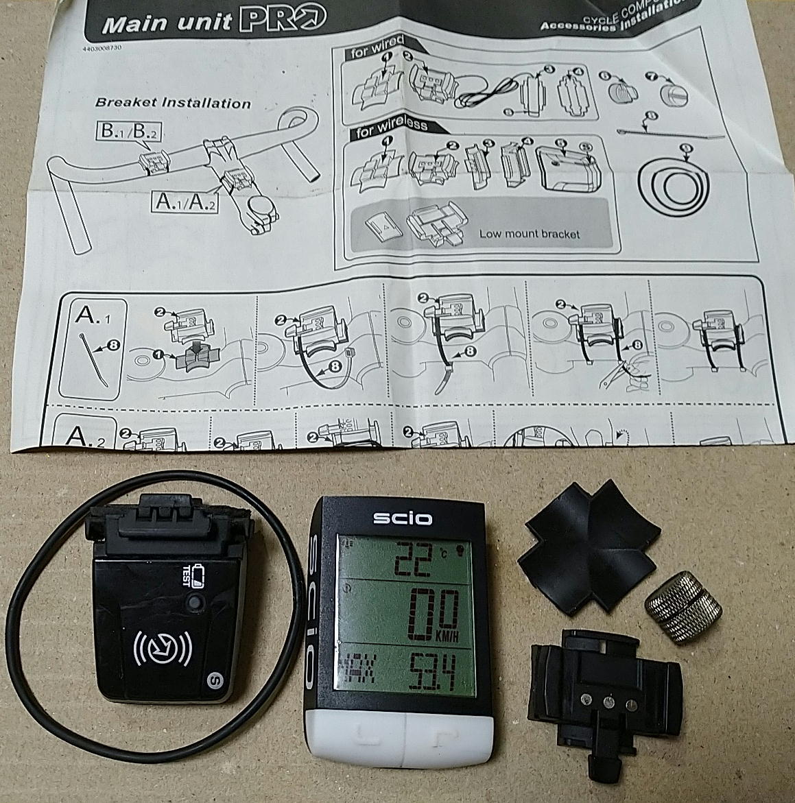 シマノ PRO サイコン プロ PRO SCIO 無線 ワイヤレス(サイクルコンピューター)｜売買されたオークション情報、yahooの商品情報 ...
