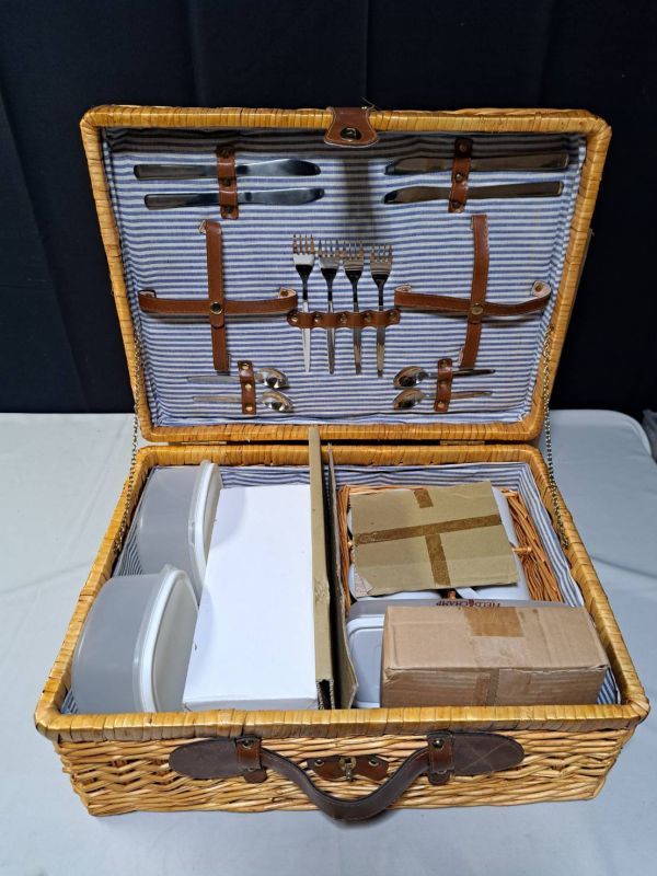 W : FIELD CHAMP ピクニック バスケット FB-100 ゴイチ 公園 アウトドア 品(その他)｜売買されたオークション情報、yahooの商品情報をアーカイブ公開 - オークファン ...