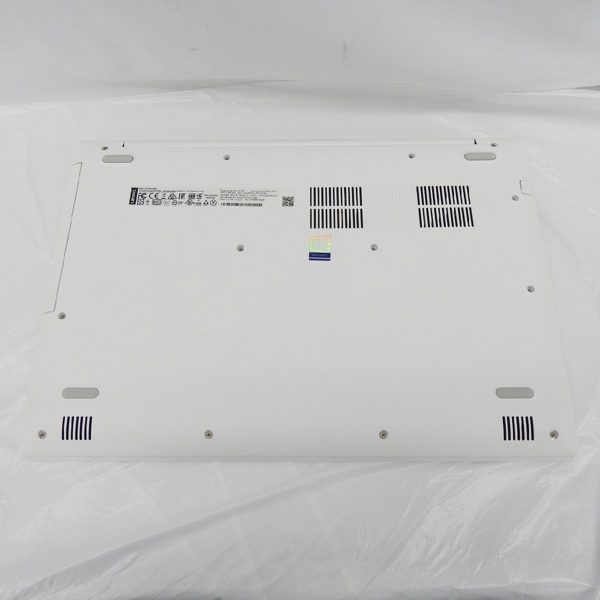 品 Lenovo レノボ ノートパソコン ideapad 320-151AP 80XR00A2JP ホワイト win10home/celeron R N3350/4GB/HDD440GB ...