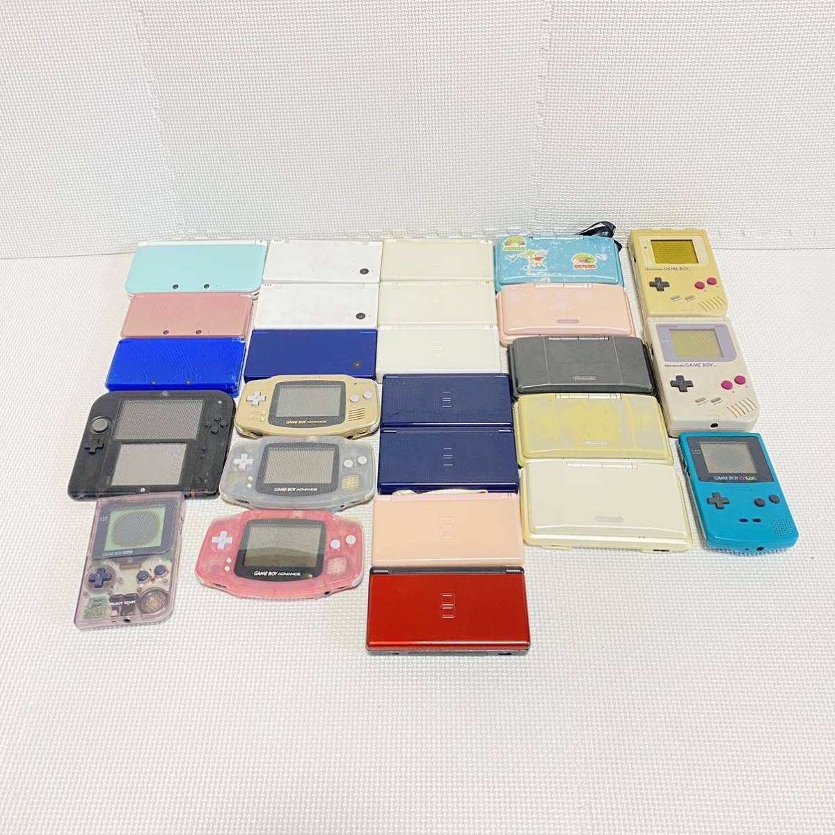 1円 ジャンク ニンテンドー3DS GAMEBOY 26台 まとめ セット Nintendo 任天堂 DS Lite DSi GBA advance ゲームボーイカラー(ニンテンドー3DS本体 ...