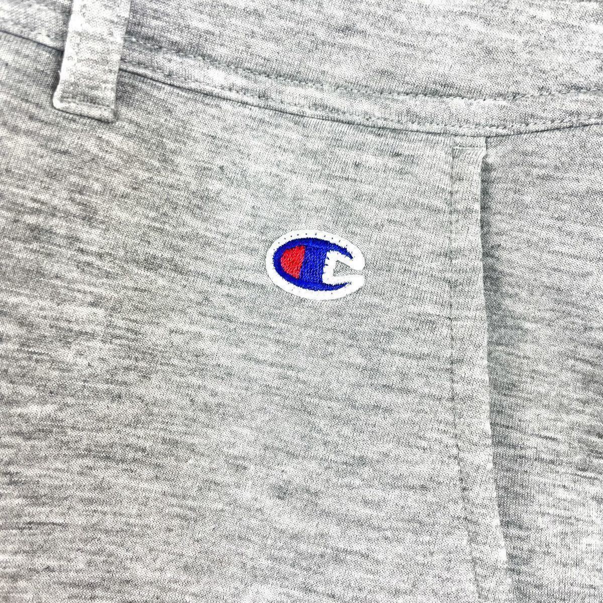 006 XL/ウエスト83-89 C3-VG202 灰 チャンピオン ロングパンツ 通気性 ストレッチ ラップエア テーパードパンツ ...