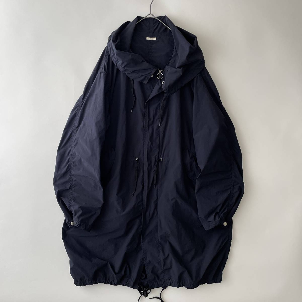 COMOLI size/2 t コモリ モッズコート M51パーカー フーデッドアウター タイプライター ネイビー 紺 日本製 JAPAN ...
