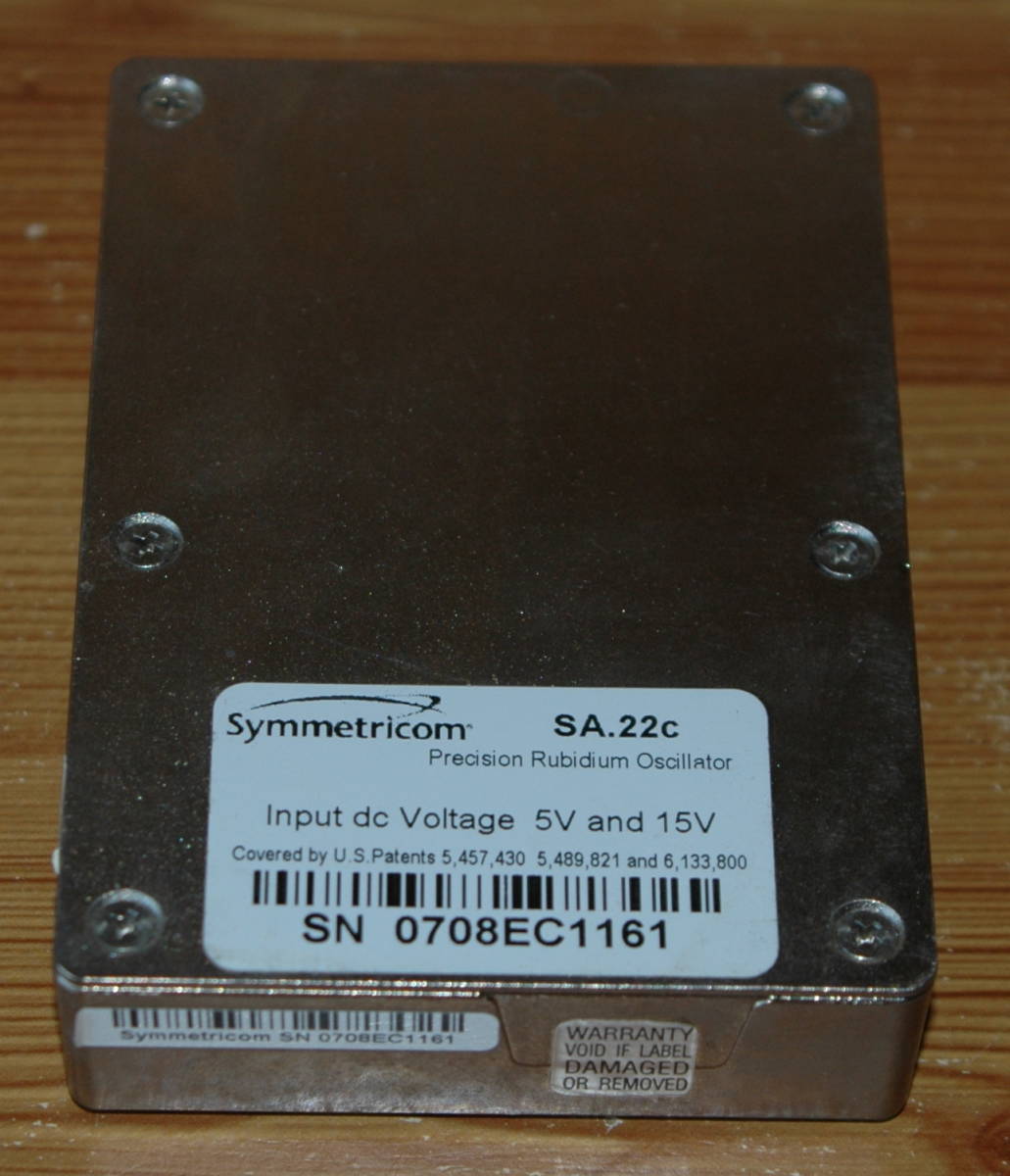 Symmetricom SA22c ルビジウム10Mhz発振器 品(その他)｜売買されたオークション情報、yahooの商品情報をアーカイブ公開 ...