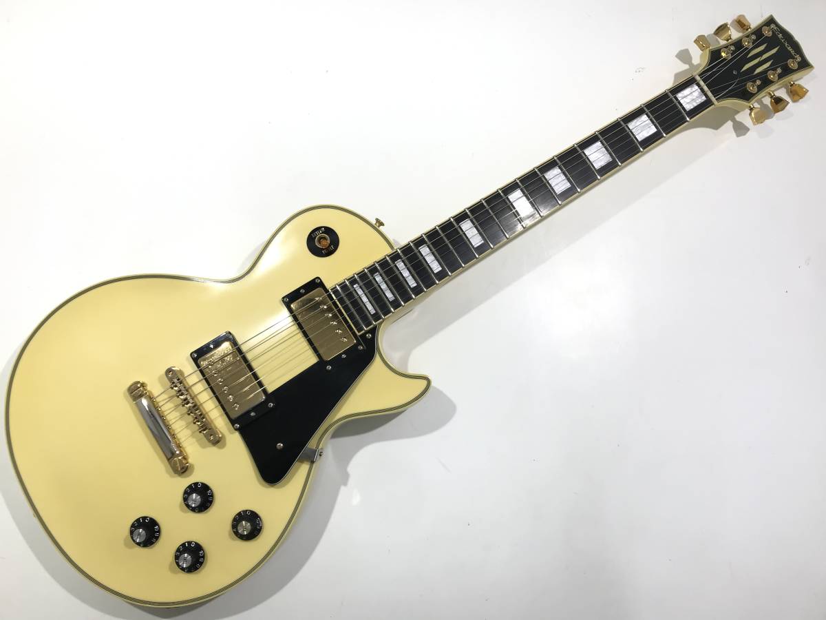 品 生産終了品 Edwards E-LP-113LTC ESP エドワーズ レスポールカスタム ヴィンテージホワイト ランディ ローズ仕様 ...
