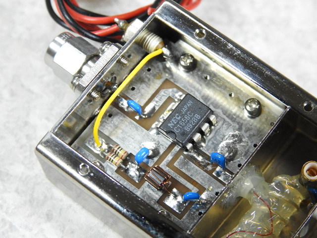 HPマイクロ波 NEC UPC1656C 850MHz Gain19dB OUT10.5dBm DC+10V WIDE-BAND ...