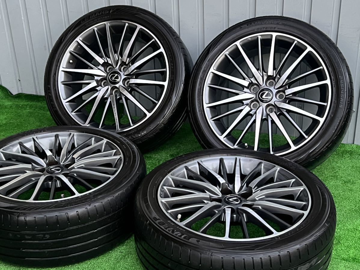 レクサス LEXUS LS460 LS600 Fスポーツ 純正 BBS 19インチ アルミホイール タイヤ 245/45R19 102W 5穴 ...