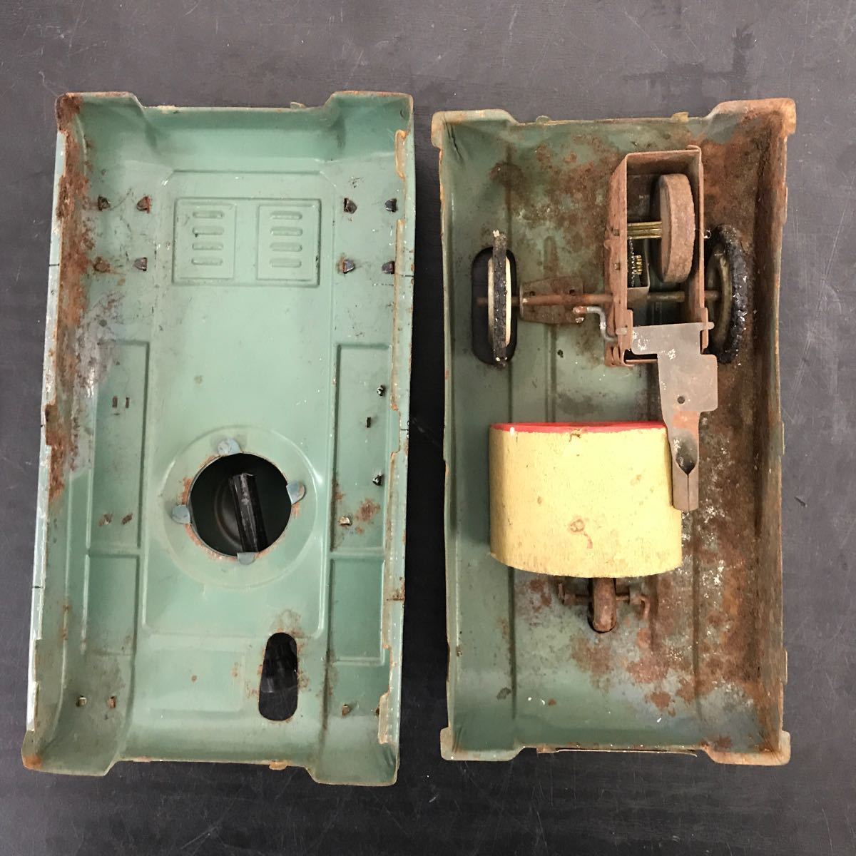 a#28 Vintage Tank Friction Toy M15 Tin Litho Print Japan MT Modern Toys ...