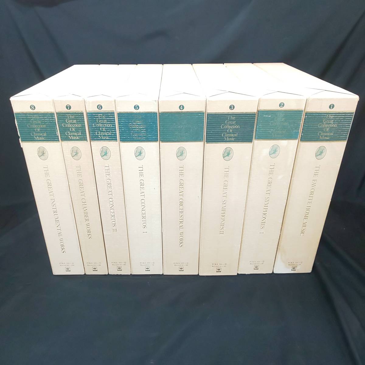 CBS/SONY THE GREAT COLLECTION OF CLASSICAL MUSIC 全8巻100枚セット 世界クラシック音楽大系 ...