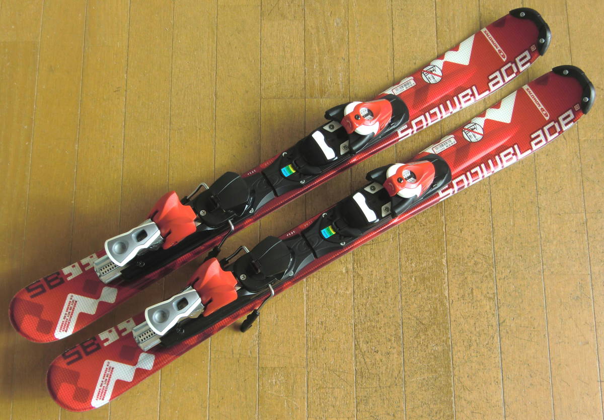 サロモン/SALOMON SNOWBLADE SB99 ショートスキー 99.9cm TWIN-TIP 調整ビン付 WAX済(フリーライド ...