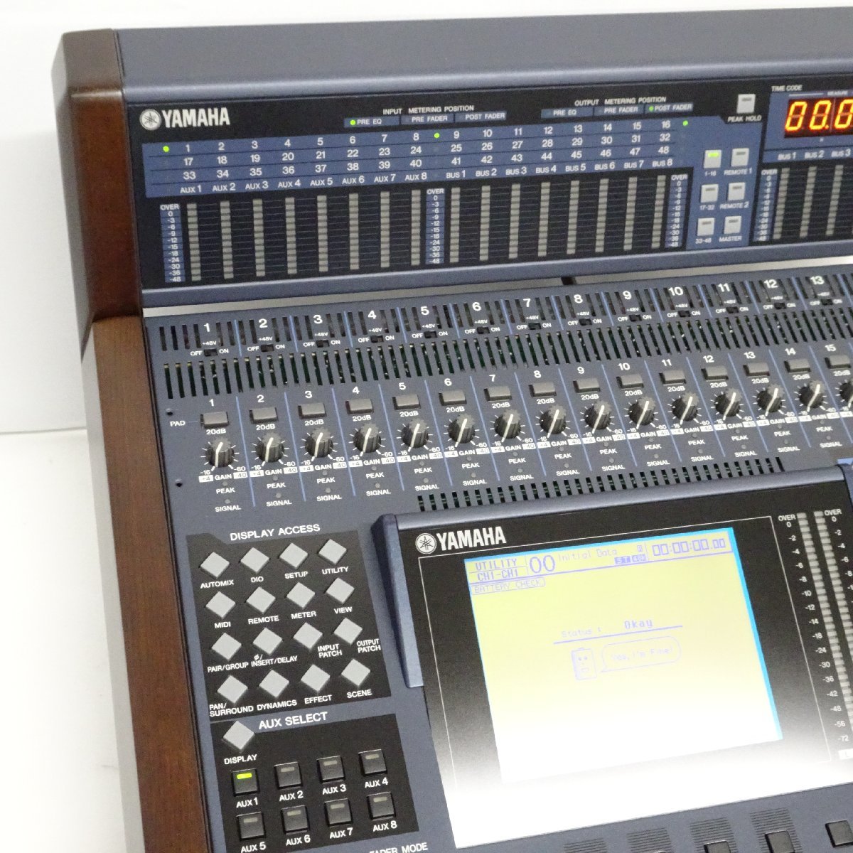 YAMAHA DM1000 VCM デジタルプロダクションコンソール/デジタルミキサー メーターブリッジ有 / #392402(ミキサー ...