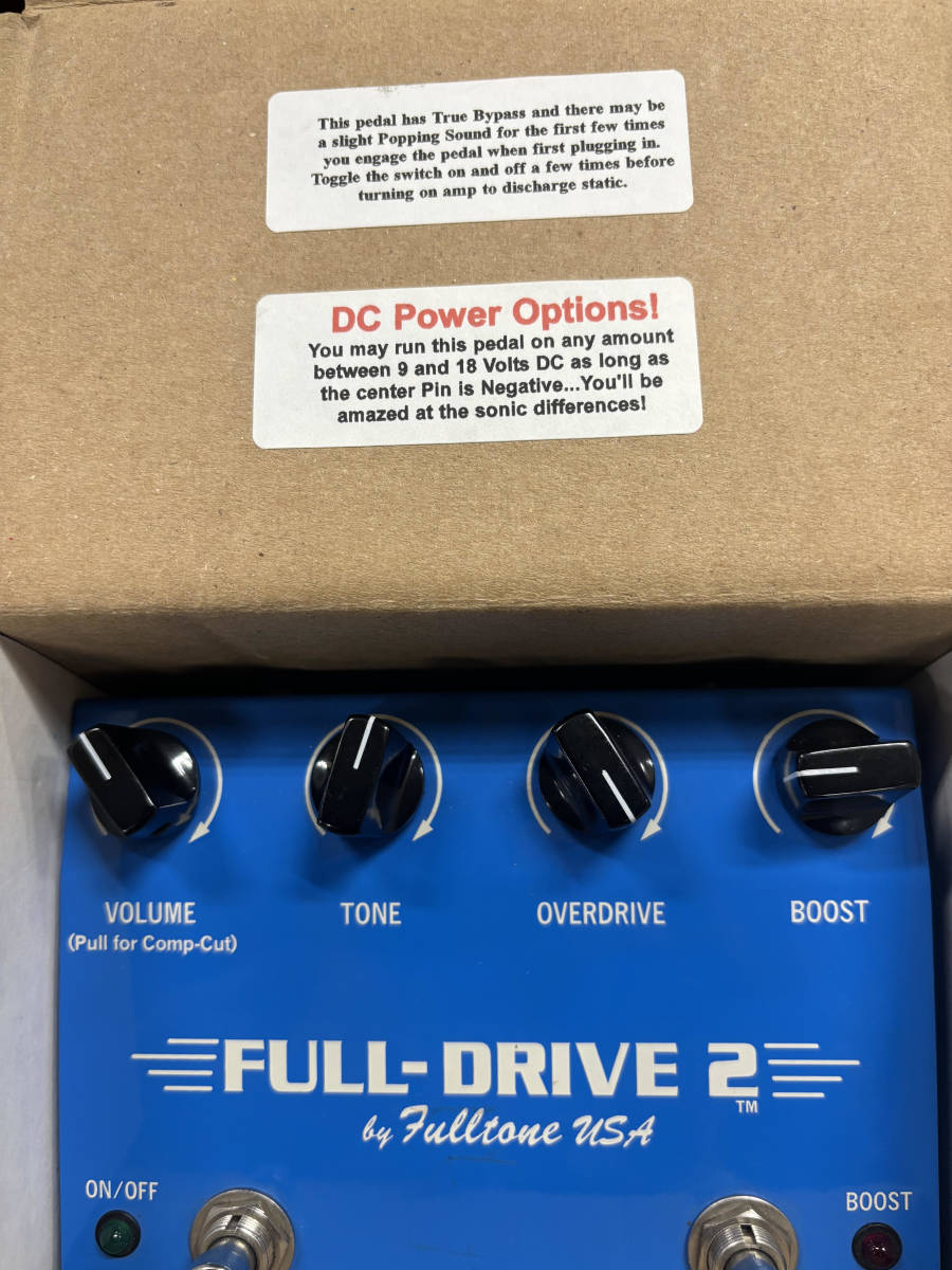 48S Fulltone USA FULL-DRIVE2(オーバードライブ)｜売買されたオークション情報、yahooの商品情報をアーカイブ公開 - オークファン（aucfan.com）