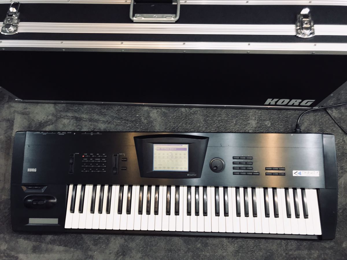 KORG シンセサイザー Trinity BK MOSS-TRIボート搭載 V3 メンテナンス済 ハードケース付属(コルグ)｜売買されたオークション情報、yahooの商品情報をアーカイブ公開 ...