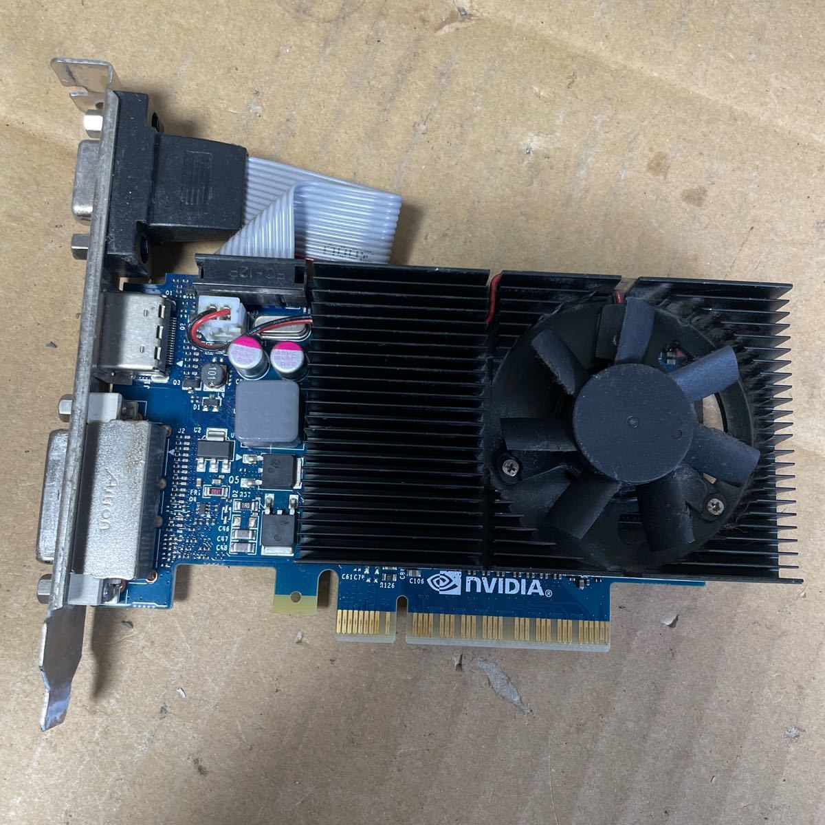 F-109 ELSA GEFORCE GT 730 LP×8 1GB GD730-1GEBLS 正常(PCI Express)｜売買された ...