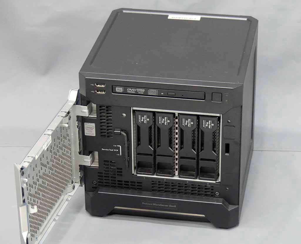 HP ProLiant MicroServer Gen8 CPU Pentium G2020T 2.50GHz HDD2TB×4 メモリ8GB OS無し サーバー ジャンク扱い J〇 ...