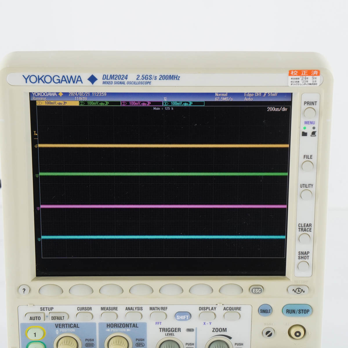 DW 8日保証 校正2024年9月ま 有効 DLM2024 710110-M-HJ/M1/P4/F1/F4/7N YOKOGAWA MIXED ...