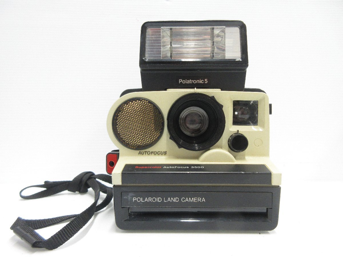 〇ポラロイドカメラ POLAROID LAND CAMERA Supercolor AutoFocus 3500 ストロボ ...