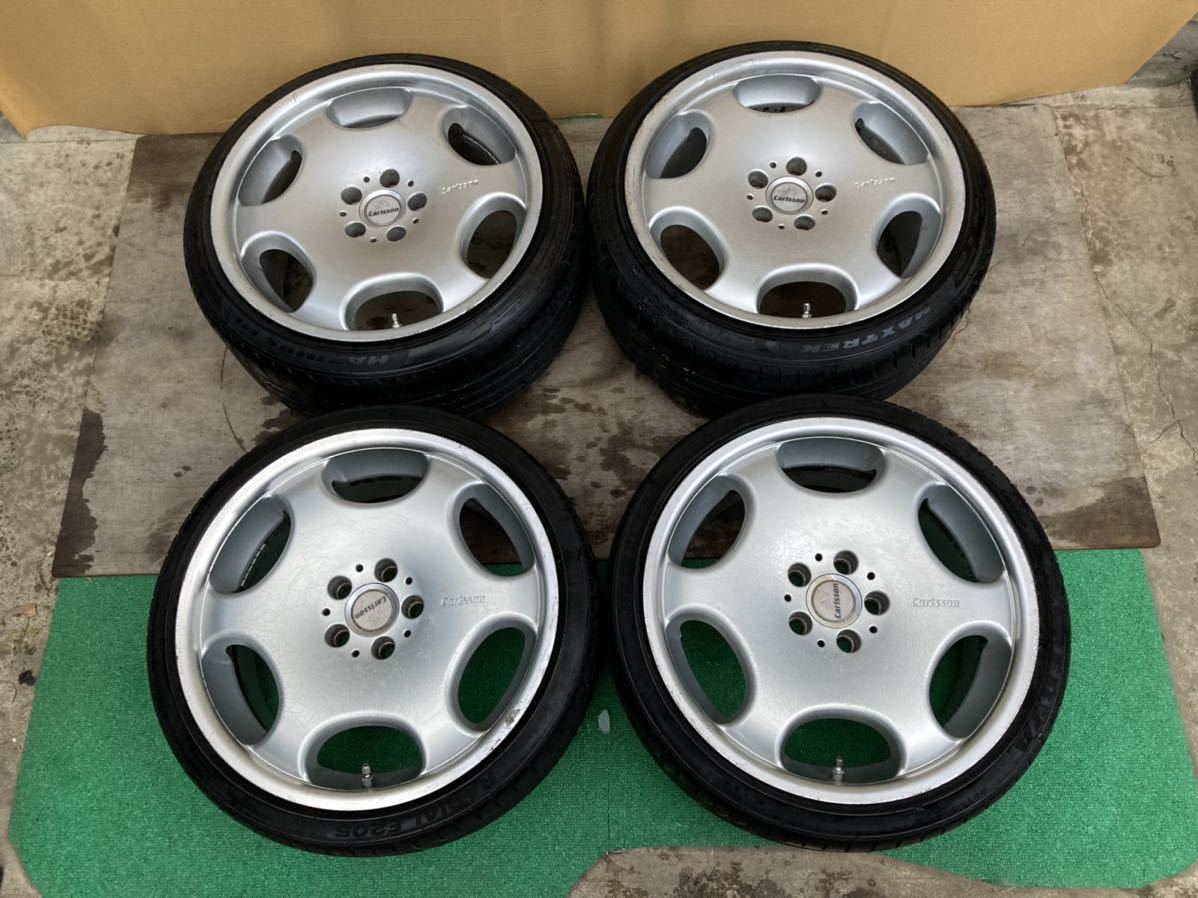 Carisson カールソン 19インチ ホイール 8.50jx19h2 10jx19h2 +40+45 5穴 114.3 セルシオ クラウン ...