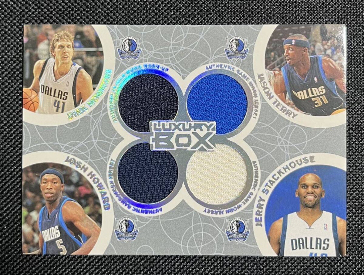 NBA 2005-06 TOPPS LUXURY BOX NOWITZKI/TERRY/HOWARD/STACKHOUSE QUAD ...