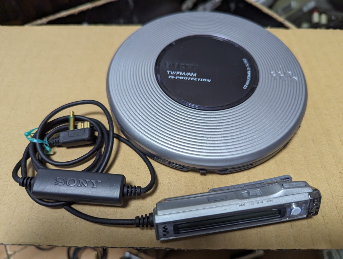 SONY ソニー ラジオ付CD WALKMAN D-FJ787 本体 リモコン ジャンク(CDプレーヤー)｜売買されたオークション情報、yahooの商品情報をアーカイブ公開 - オークファン ...