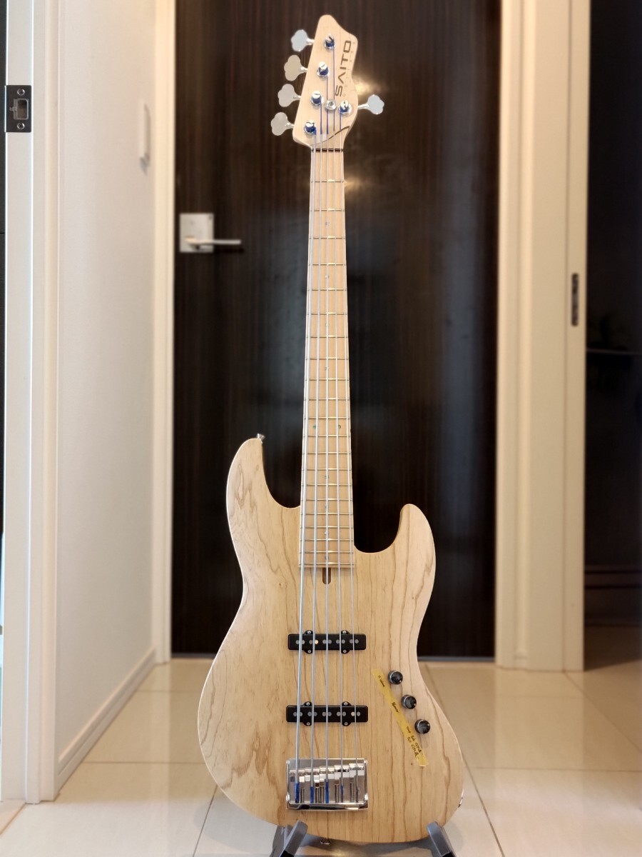SAITO Guitars S-521b 齋藤ギター 5弦ベース エレキベース Evertone JB5(エレキベース本体)｜売買されたオークション情報、yahooの商品情報をアーカイブ公開 ...