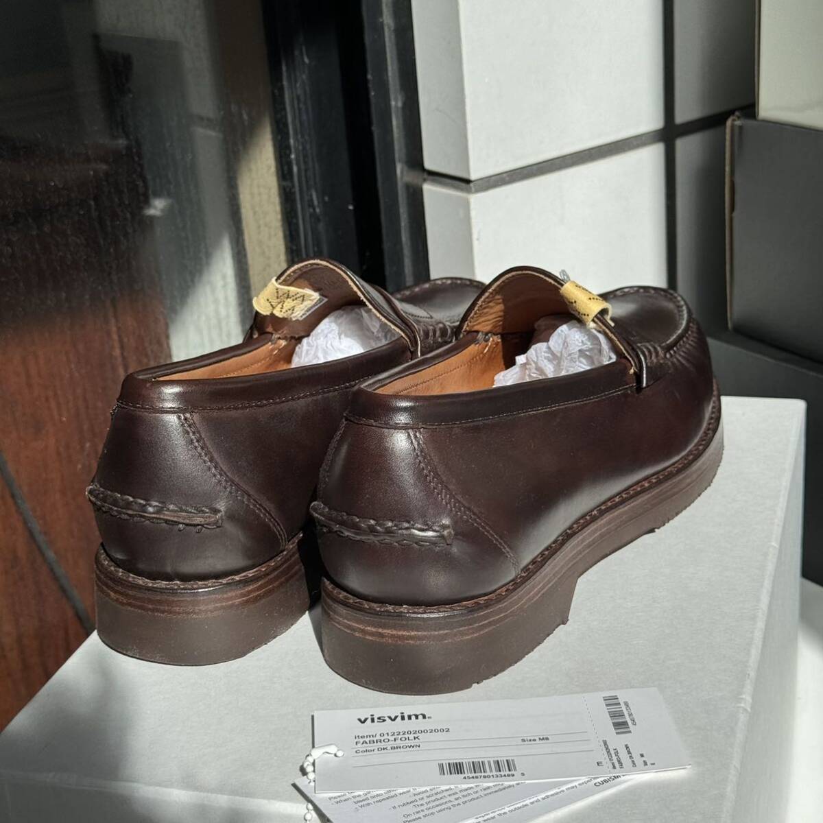 visvim FABRO-FOLK 10 DK.BROWN FABRO 24SS 23AW 23SS 22AW JUMBO DMGD ...