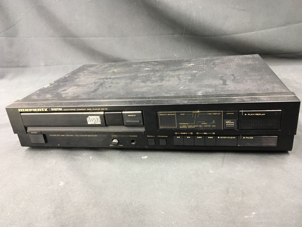 0401-223MK 5992 CDプレイヤー 通電動作未確認 本体のみ marantz マランツ ディスクプレーヤー CD-75 FB 電化 ...