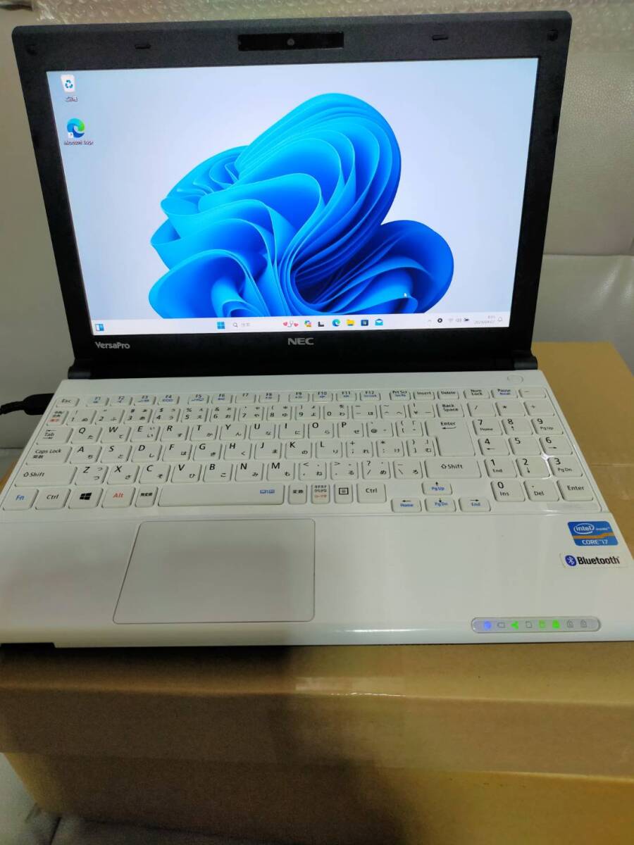 NO.76 NEC VersaPro VK21HH-G Windows11 64bit Intel Core i7-3687U @ 2 ...