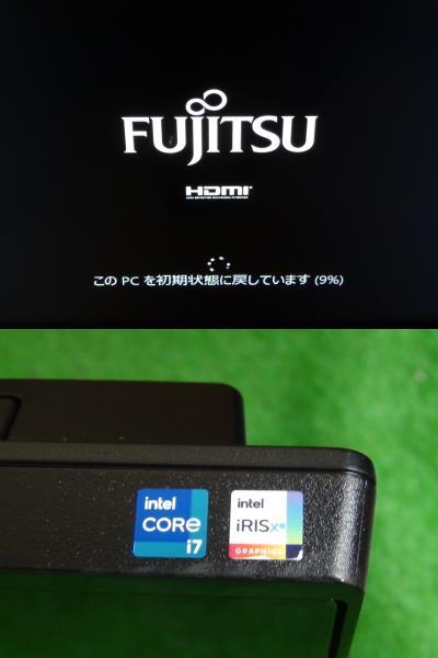 E710 足折れ 初期化済 FUJITSU FMV ESPRIMO FMVF77F3B 23.8インチ FHD 一体型 PC 11th Gen ...