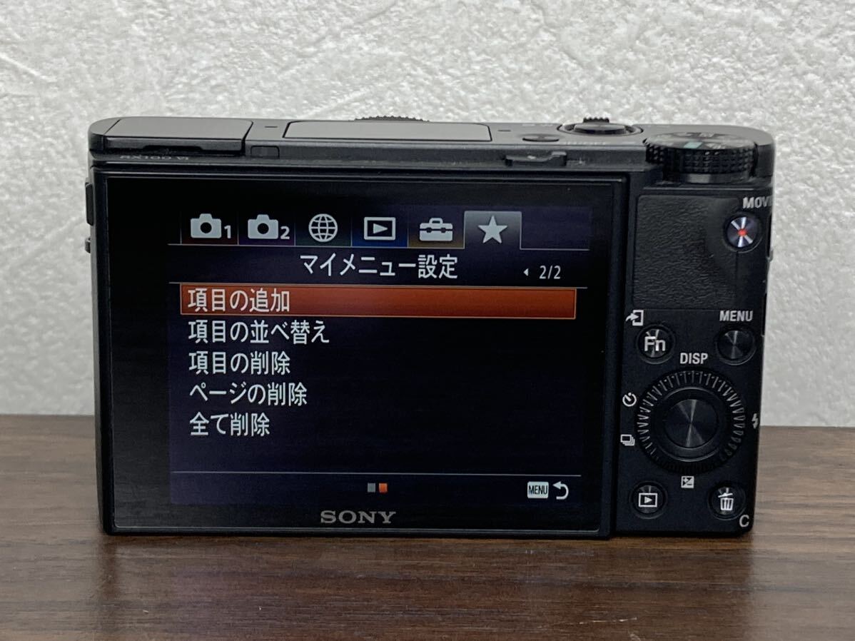 Y339 ソニー SONY Cyber-shot RX100 VI DSC-RX100M6 4K Wi-Fi サイバーショット コンパクト ...