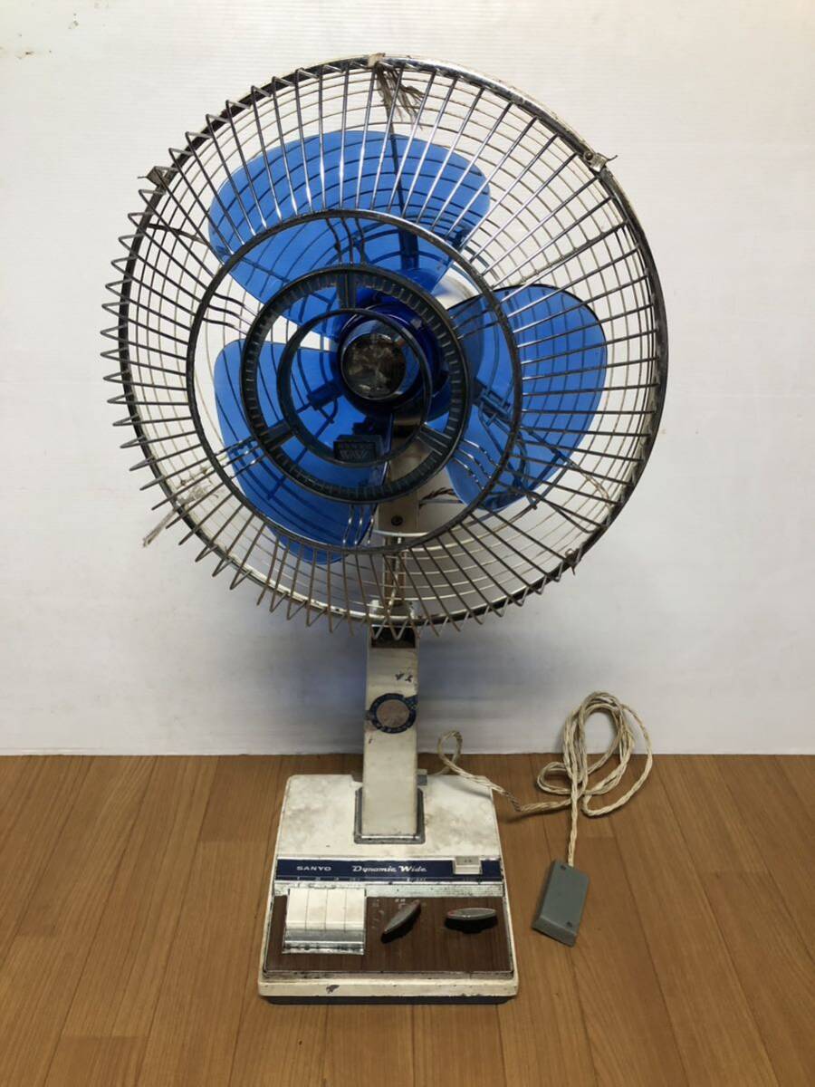 SANYO サンヨー 扇風機 ダイナミックワイド 3枚羽根 EF-6AZ アンティーク 昭和レトロ(扇風機)｜売買されたオークション情報 ...