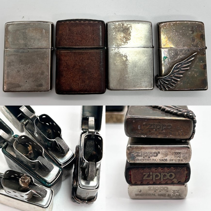 AF-6 ZIPPO ジッポ オイルライター MAGICAL UFO No.0175 NAGANO五輪No.0639 HarleyDavidson MASKED RIDER No.0931 ...