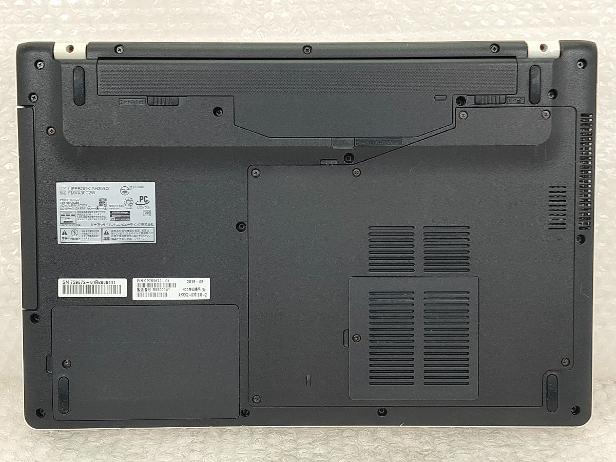 富士通 FUJITSU LIFEBOOK AH30/C2 / AMD E2-9000 / 8GBメモリ / 500GB HDD / 15.6型 ...