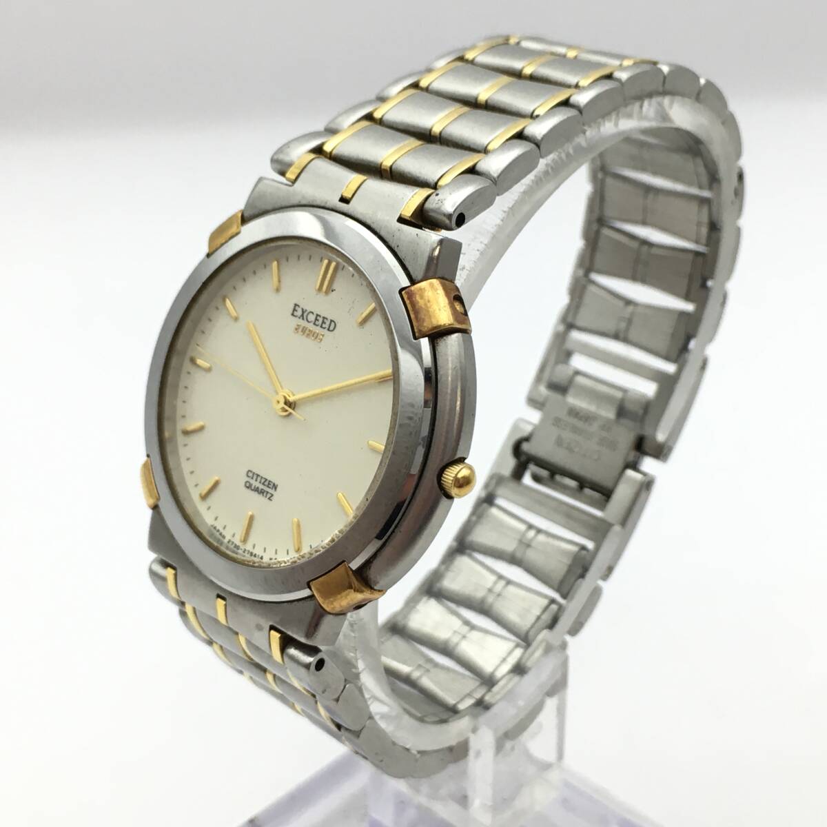 N245-296 CITIZEN/シチズン EXCEED エクシード 3針 メンズ クォーツ 腕時計 2730-275110 TA(エクシード ...