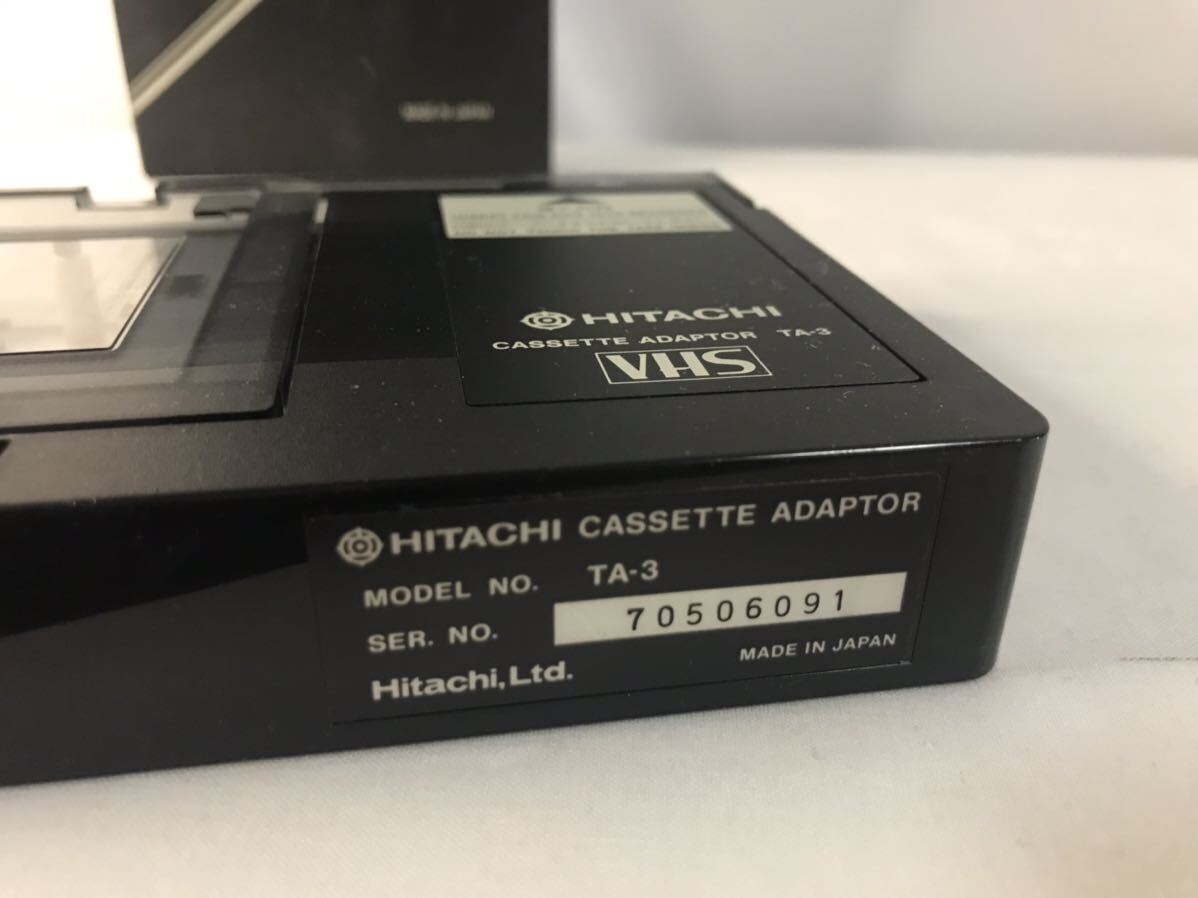 HITACHI VHS カセットアダプター TA-3 日立 ビデオテープ用アダプタ ジャンク品(その他)｜売買されたオークション情報 ...