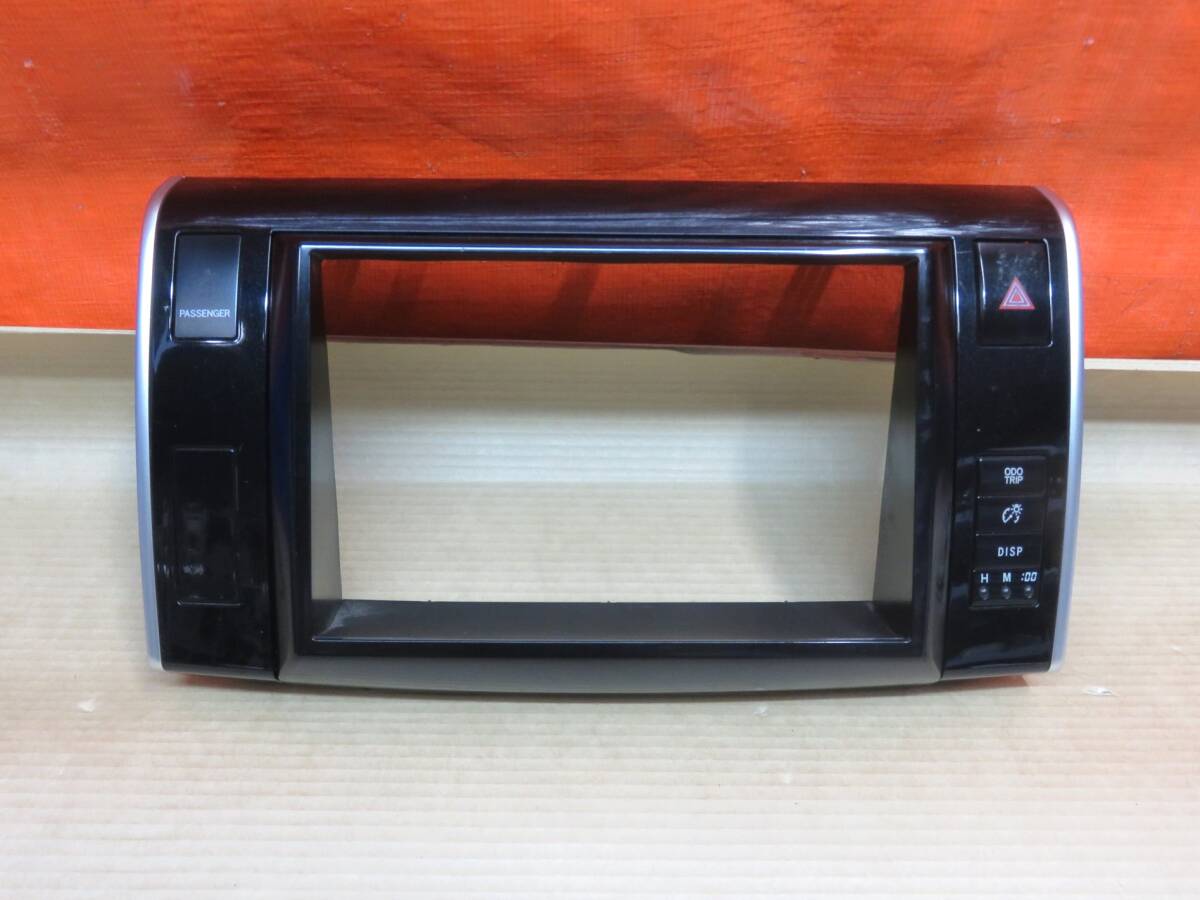 LA0324 エスティマ50系 後期/3型 8インチナビ オーディオパネル/クラスターパネル/純正 55529-28030/ブラック ...