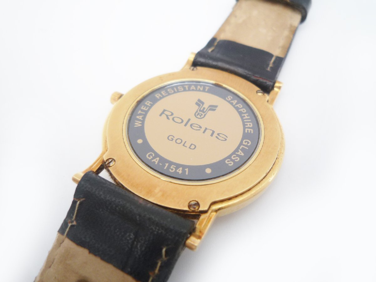 Rolens ローレンス 腕時計 クォーツ 18K GOLD GA-1541 総重量27.3g /N(その他)｜売買されたオークション情報 ...
